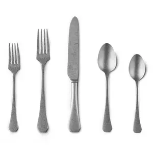 MEPRA Moretto Flatware Set5 Pieces - Pewter
