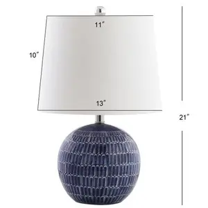 JONATHAN Y Ronald 21" Ceramic Led Table Lamp