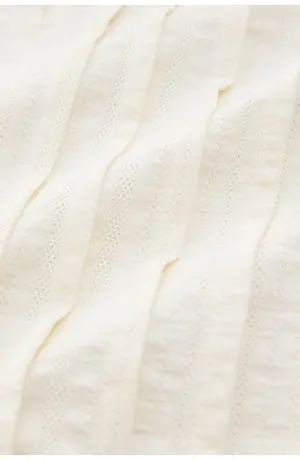 NEXT Pintuck Sleeveless Tie Front Cotton Top