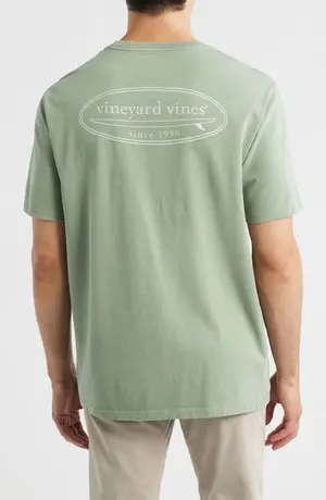Vineyard Vines Outlined Surf Logo Short Sleeve Graphic T-shirt
