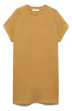 Mango Heather Fleece Nightgown Ochre