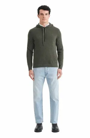 Naadam Cashmere Hoodie - Olive