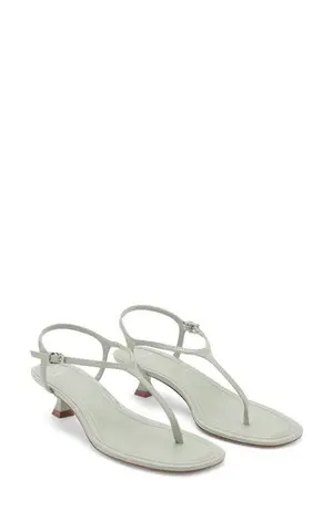 Mango T-strap Sandal - Pastel Green
