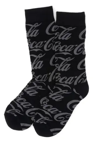 CUFFLINKS, INC. Patterned Crew Socks - Black
