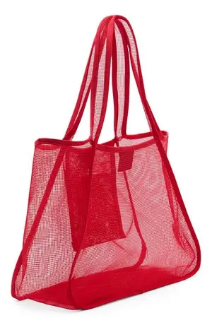 Mango Mesh Shopper Bag