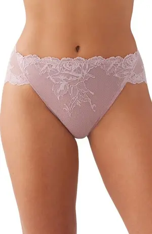 Wacoal Vivid Attraction High Cut Briefs - Woodrose