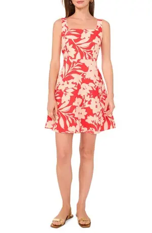 Vince Camuto Floral Fit & Flare Dress
