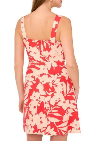 Vince Camuto Floral Fit & Flare Dress