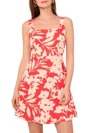 Vince Camuto Floral Fit & Flare Dress