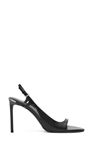 Mango Asymmetric Ankle Strap Sandal