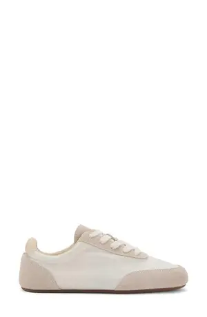Mango Mixed Media Sneakers - White
