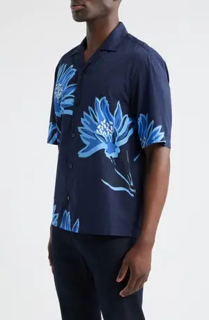 BOSS Lars Floral Camp Shirt