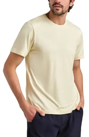 RHONE Backspin Performance T-shirt - Lemon Mist