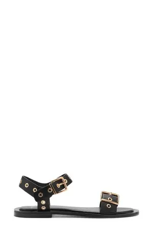 Mango Grommet Strap Flat Sandal