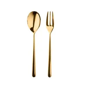 MEPRA Linea Ice Serving Set2 Pieces - Gold
