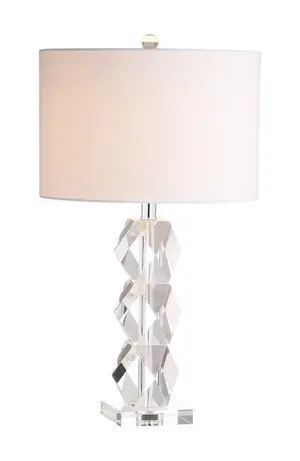 JONATHAN Y Sofia 26" Crystal Led Table Lamp - Clear