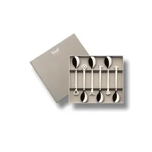 MEPRA Evento Coffee Spoon Set6 Pieces - Silver