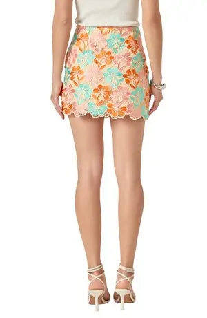 Endless Rose Floral Lace Miniskirt
