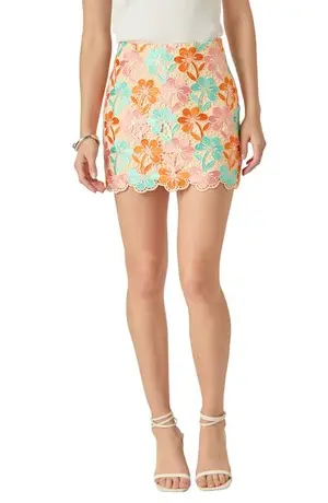 Endless Rose Floral Lace Miniskirt