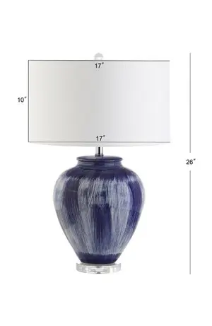 JONATHAN Y Wayland 26" Ceramic Led Table Lamp