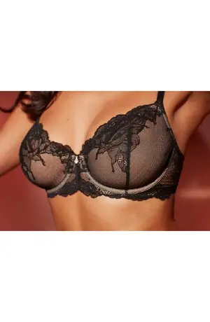 Wacoal Vivid Attraction Underwire Bra - Black