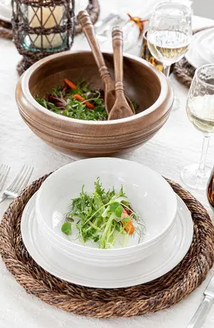 JULISKA Bilbao Wood Set Of 2 Salad Servers