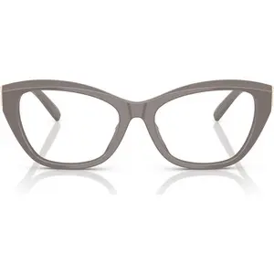 Tiffany & Co. 54mm Cat Eye Optical Glasses - Chocolate Truffle/demo Lens