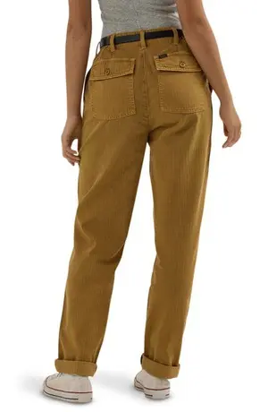 LEEM Slouchy Utility Cotton Blend Pants