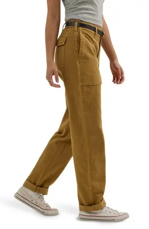 LEEM Slouchy Utility Cotton Blend Pants