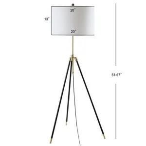 JONATHAN Y Lucius 67" Adjustable Metal Led Floor Lamp