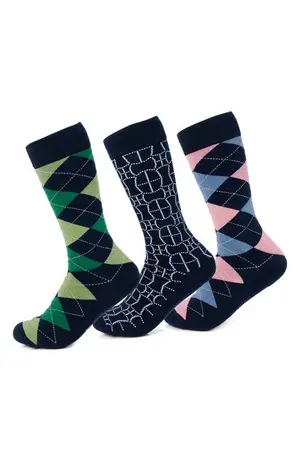 CUFFLINKS, INC. Assorted Sock Set - Black Multi
