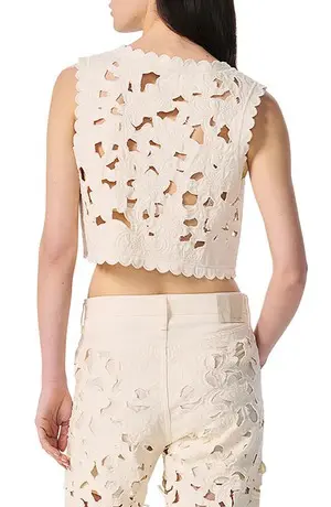 Rag & Bone Coralie Floral Cutout Vest