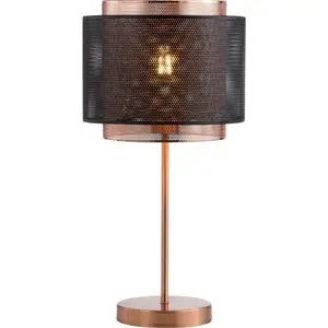 JONATHAN Y Tribeca 19.7" Metal Led Table Lamp - Copper