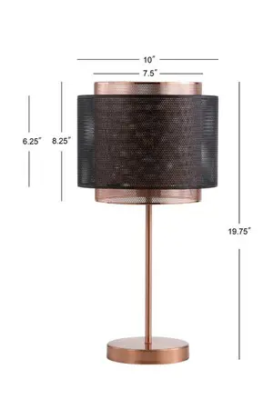 JONATHAN Y Tribeca 19.7" Metal Led Table Lamp