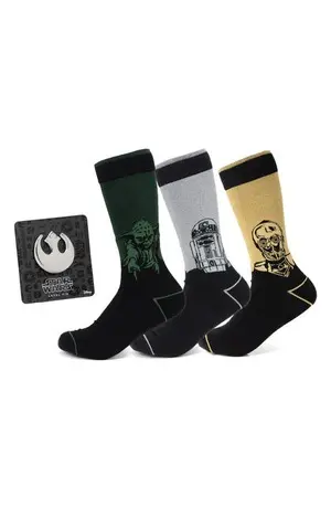 CUFFLINKS, INC. Star Wars™ Socks And Lapel Pin