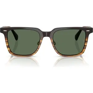 Oliver Spencer Oliver Peoples 52mm Rectangular Polarized Sunglasses Cortado/ G-15 Polar