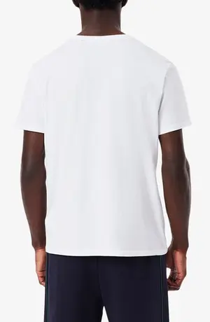 Lacoste 3-pack Cotton V-neck T-shirts - White