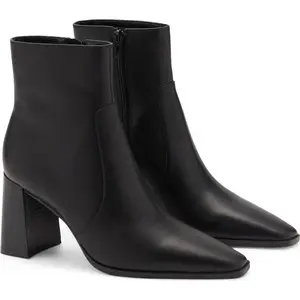 Mango Mid Heel Booties