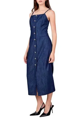 Endless Rose Denim Maxi Dress