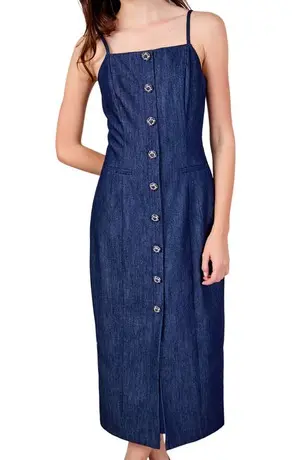 Endless Rose Denim Maxi Dress