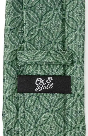 CUFFLINKS, INC. Geometric Tile Silk Tie