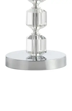 JONATHAN Y Cary 27.5" Modern Stacked Crystal/metal Led Table Lamp