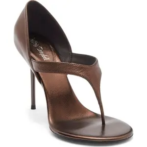Jeffrey Campbell Rhian Stiletto Sandal - Brown Metallic