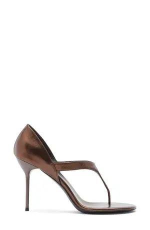 Jeffrey Campbell Rhian Stiletto Sandal - Brown Metallic