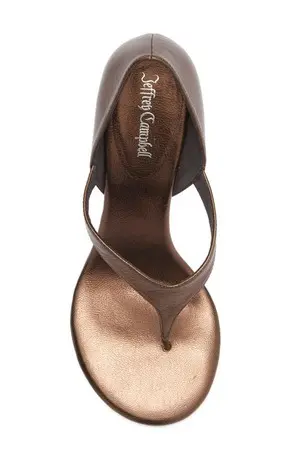 Jeffrey Campbell Rhian Stiletto Sandal - Brown Metallic