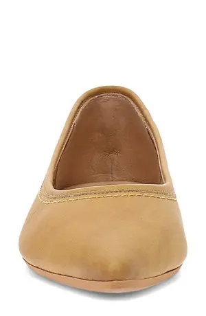 Frye Heather Pointed Toe Flat - Banana