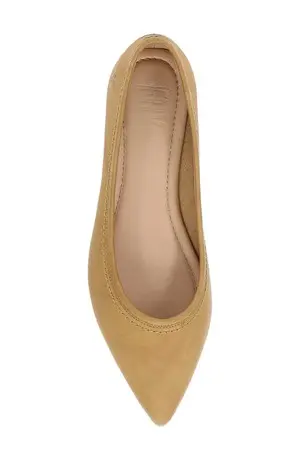 Frye Heather Pointed Toe Flat - Banana