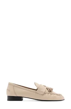 Mango Tasseled Leather Loafer