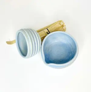 MIKKARBO Hunny Matcha Bowlsset Of 2 - Blue