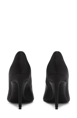 Mango Buckle Pointed Toe Pumps